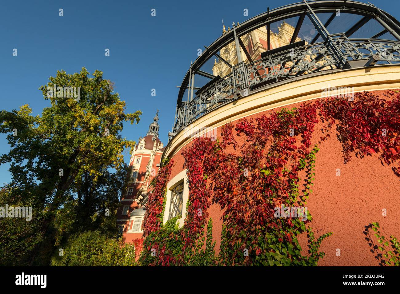 castle Muskau and park,Bad Muskau, Germany Stock Photo - Alamy