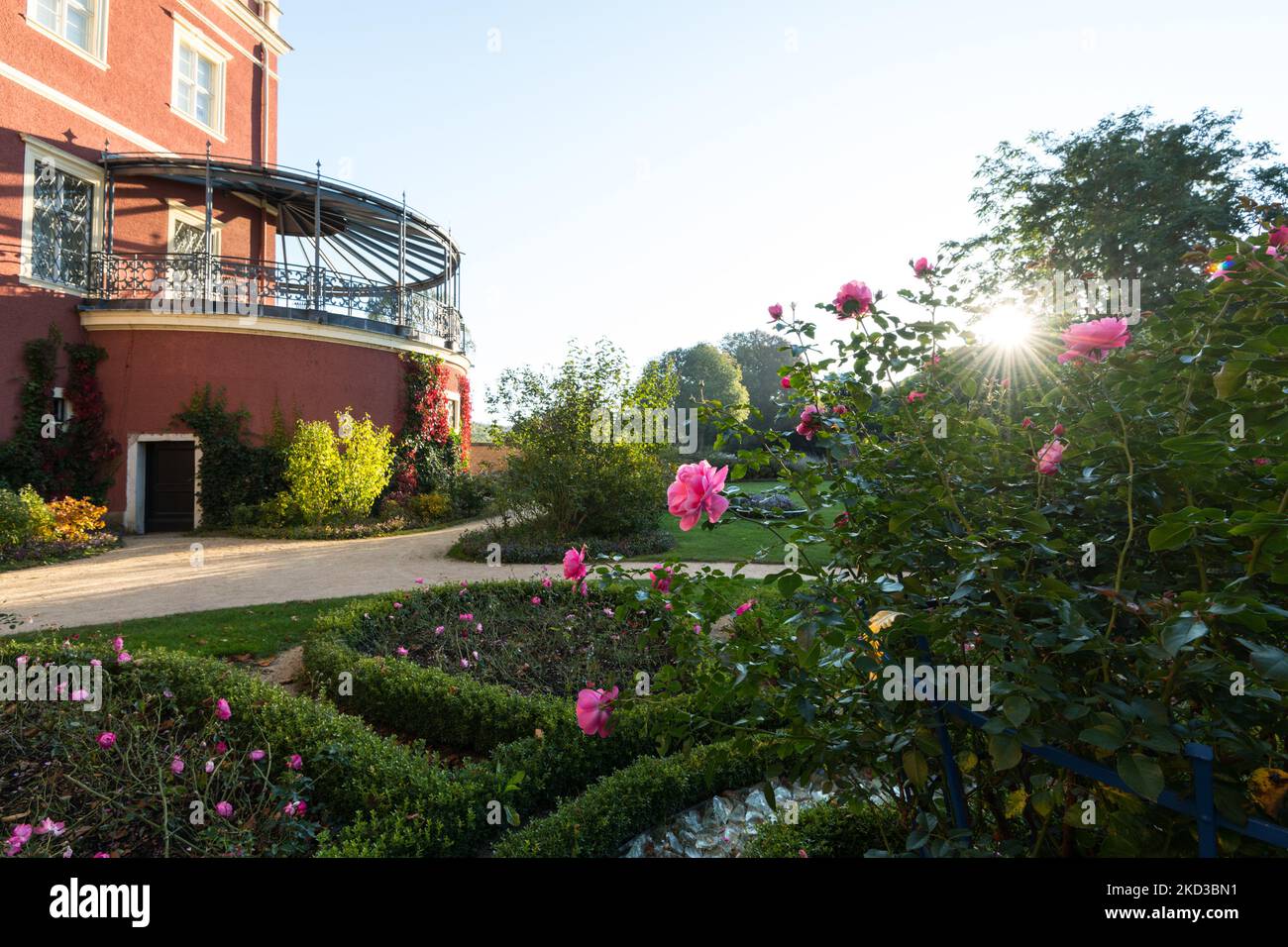 castle Muskau and park,Bad Muskau, Germany Stock Photo - Alamy