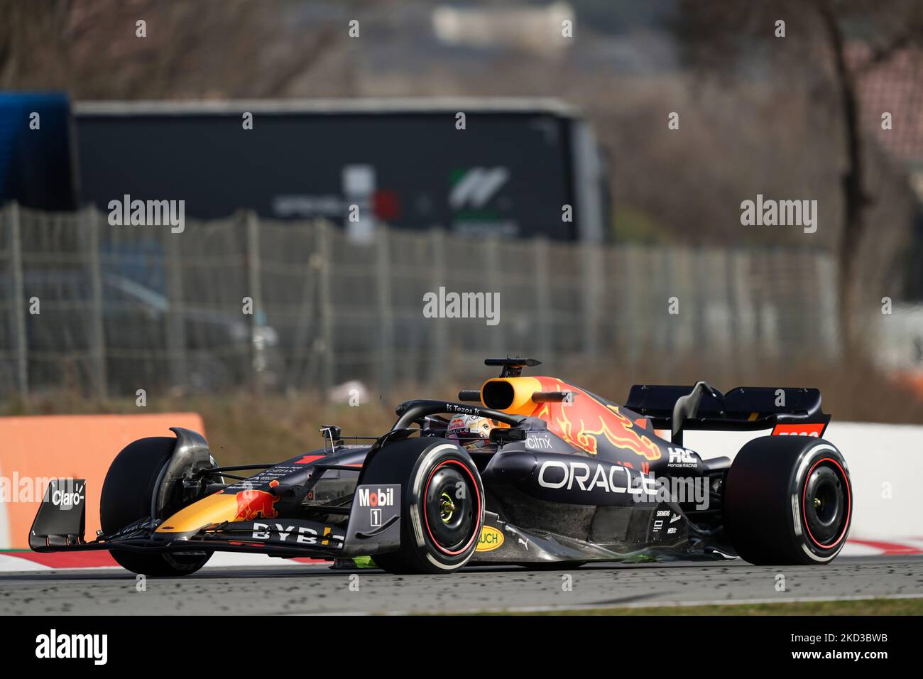 Max Verstappen of Holland driving the (1) Oracle Red Bull Racing RB18 ...