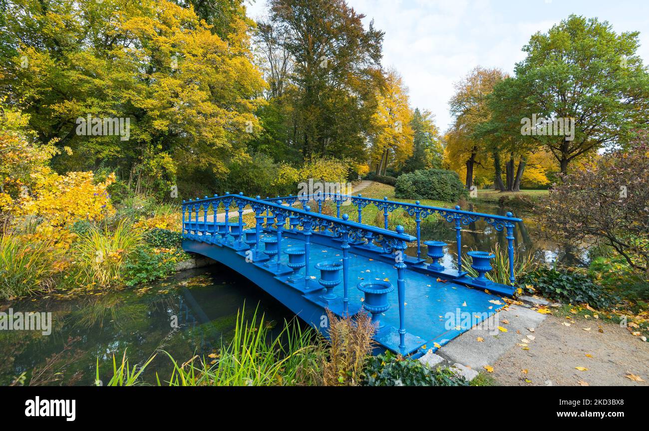 castle Muskau and park,Bad Muskau, Germany Stock Photo - Alamy