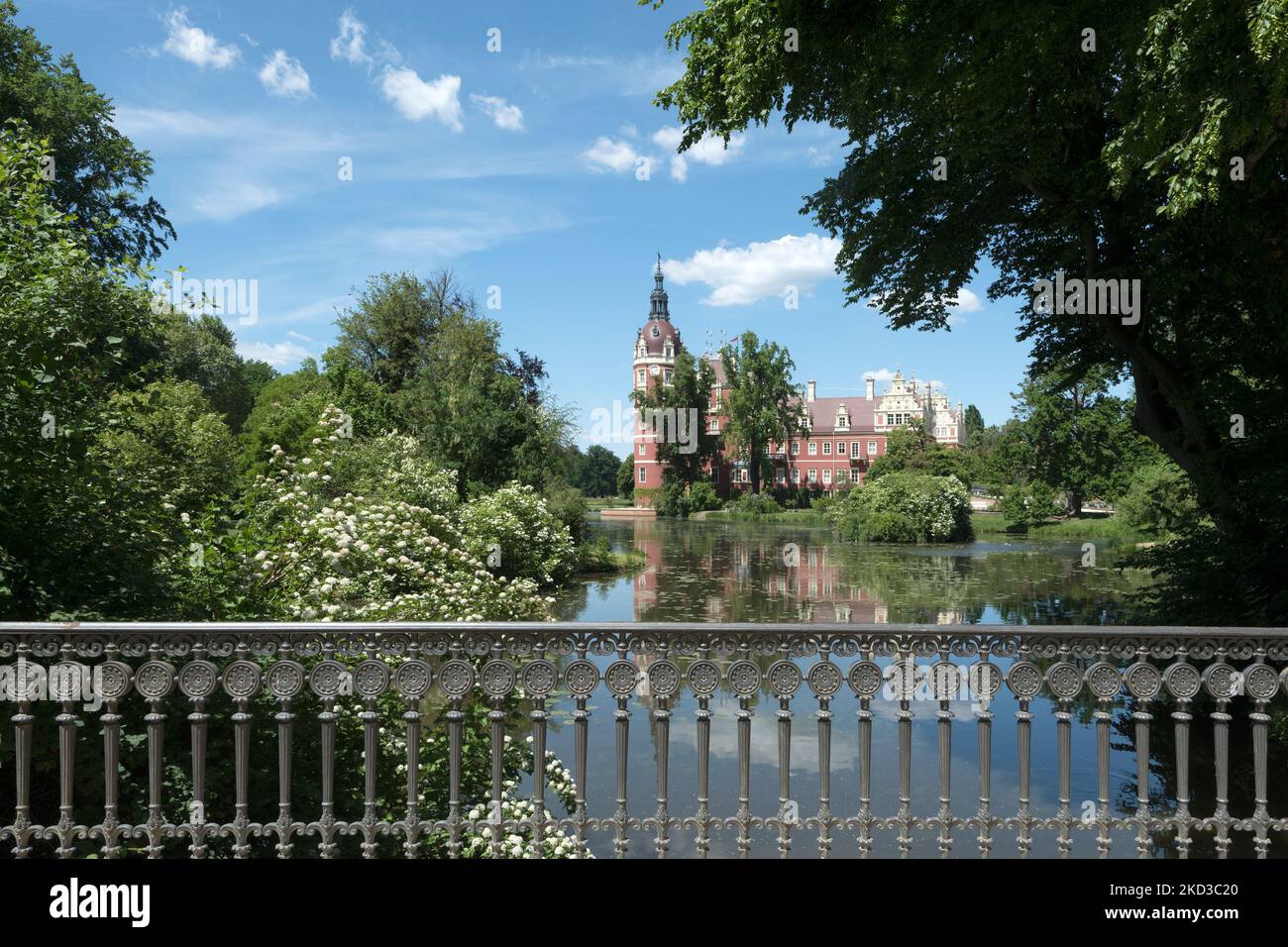 castle Muskau and park,Bad Muskau, Germany Stock Photo - Alamy