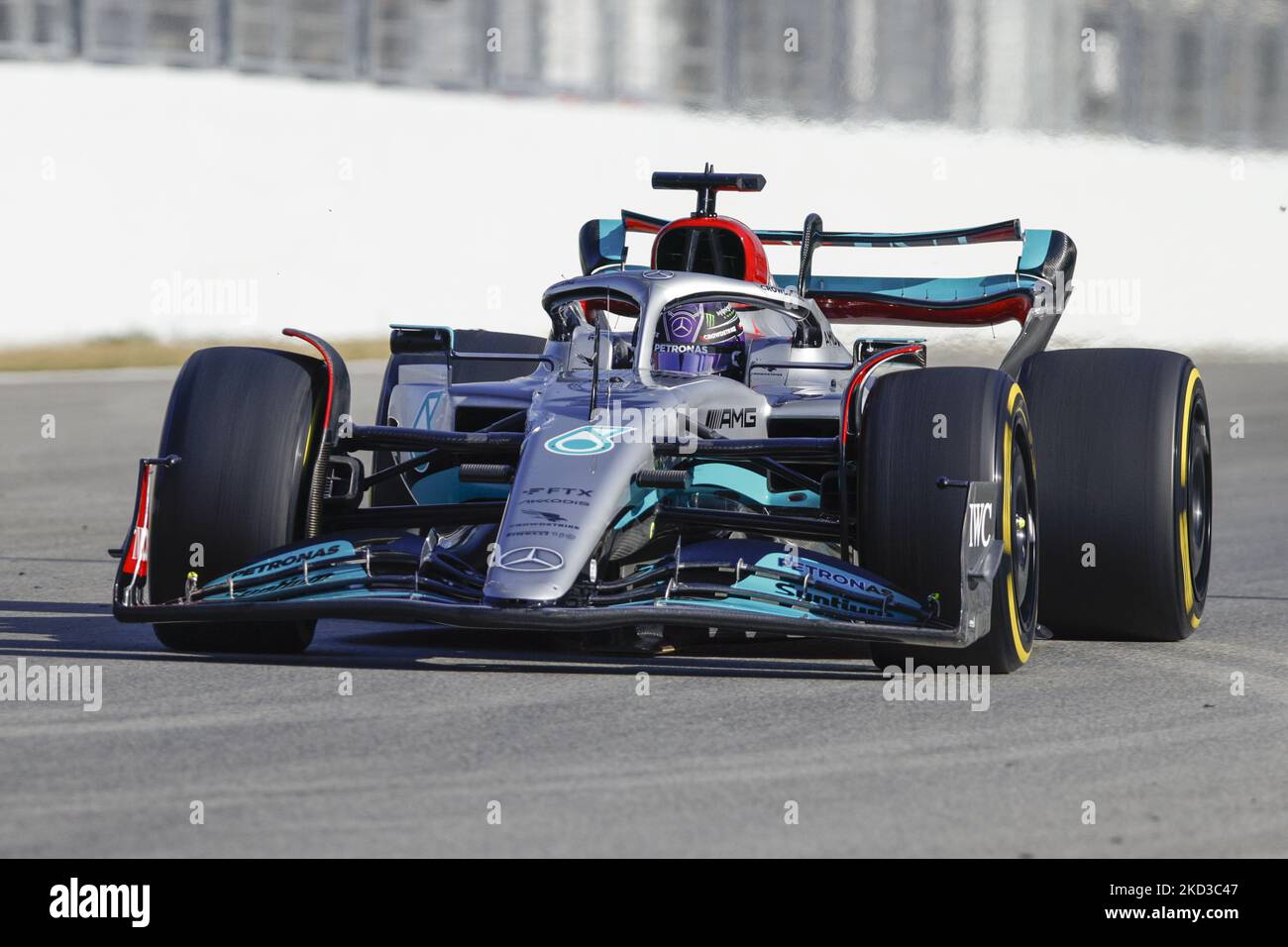 44 Lewis Hamilton, Mercedes AMG Petronas Formula One Team, W13, action ...