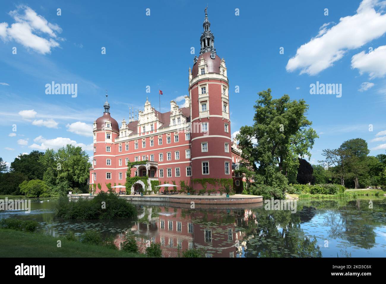 castle Muskau and park,Bad Muskau, Germany Stock Photo - Alamy