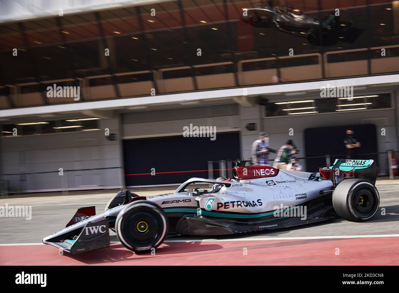 George Russell of Great Britain driving the (63) Mercedes AMG Petronas ...