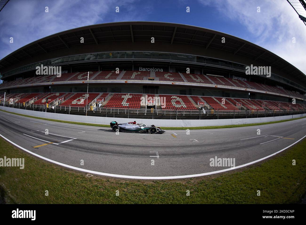 George Russell of Great Britain driving the (63) Mercedes AMG Petronas ...