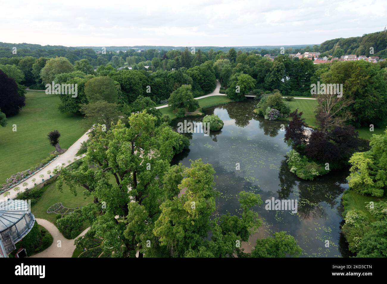 castle Muskau and park,Bad Muskau, Germany Stock Photo - Alamy