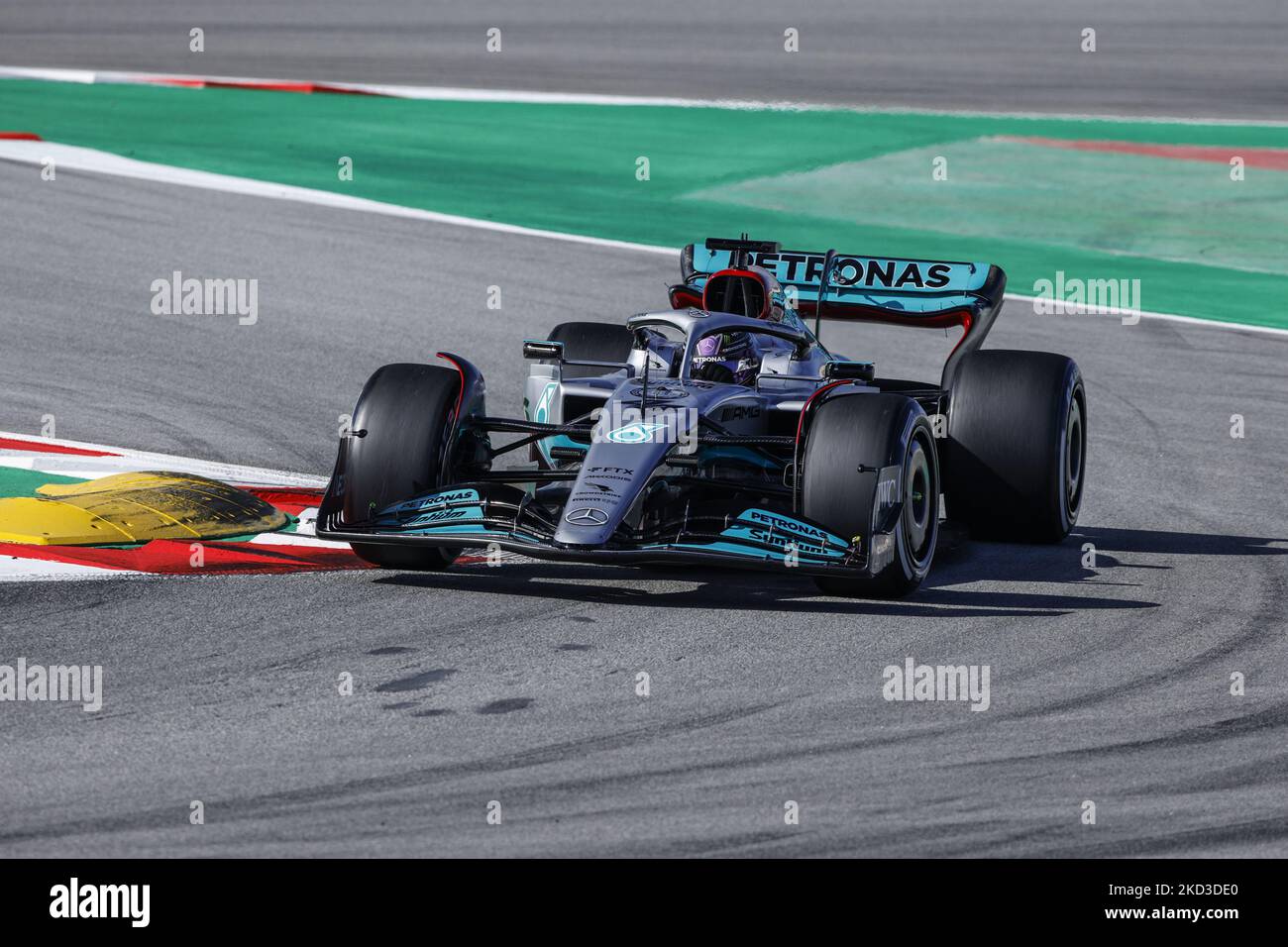 44 Lewis Hamilton, Mercedes AMG Petronas Formula One Team, W13, action ...