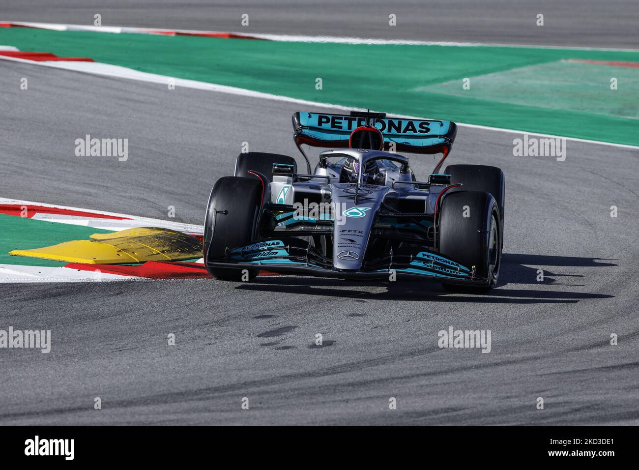 44 Lewis Hamilton, Mercedes AMG Petronas Formula One Team, W13, action ...