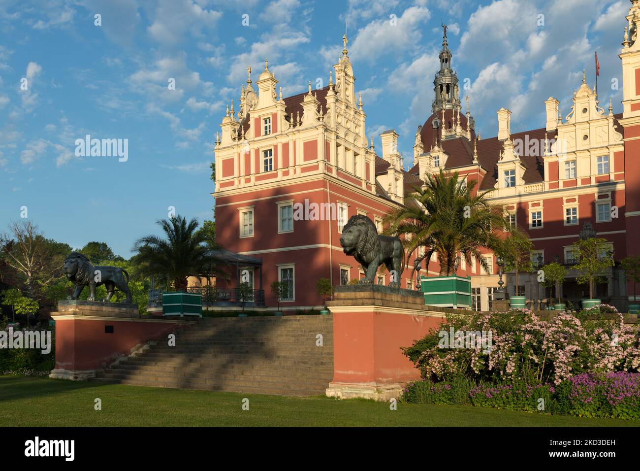 castle Muskau and park,Bad Muskau, Germany Stock Photo - Alamy