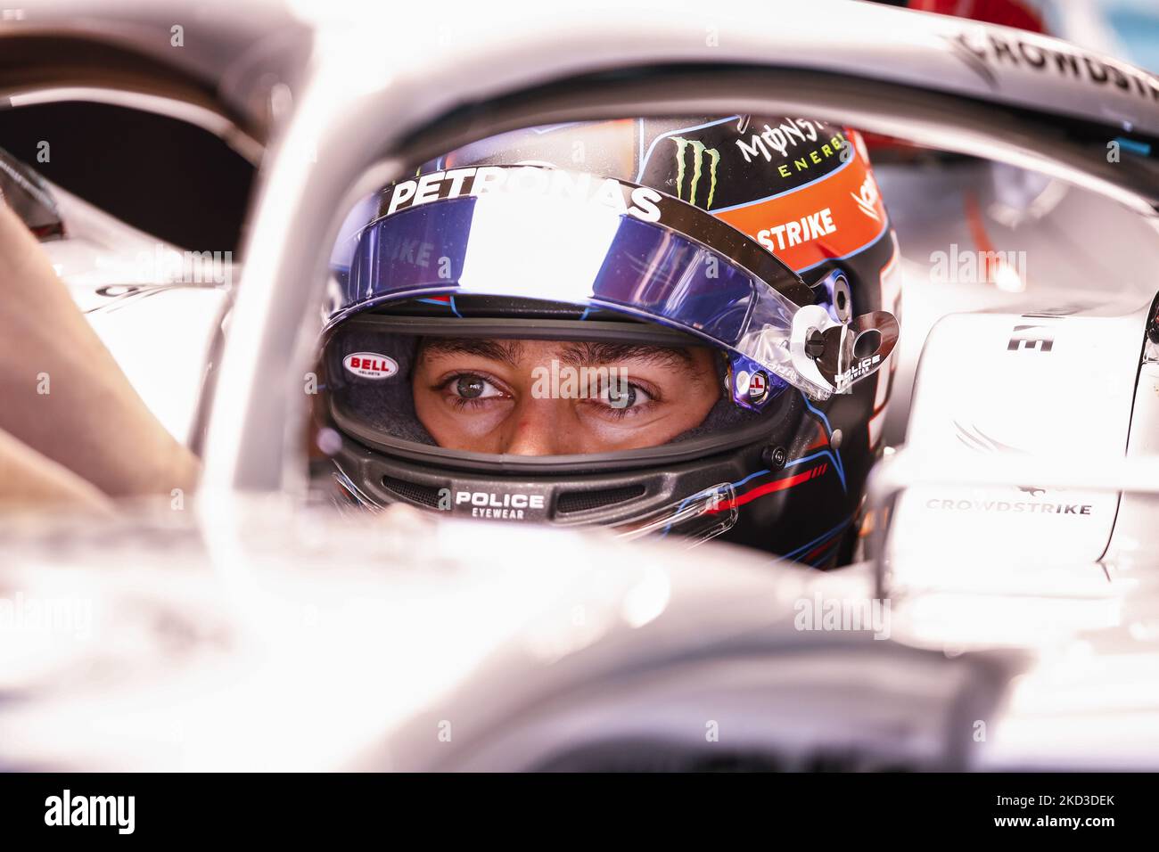 George Russell, Mercedes AMG Petronas Formula One Team, portrait during ...