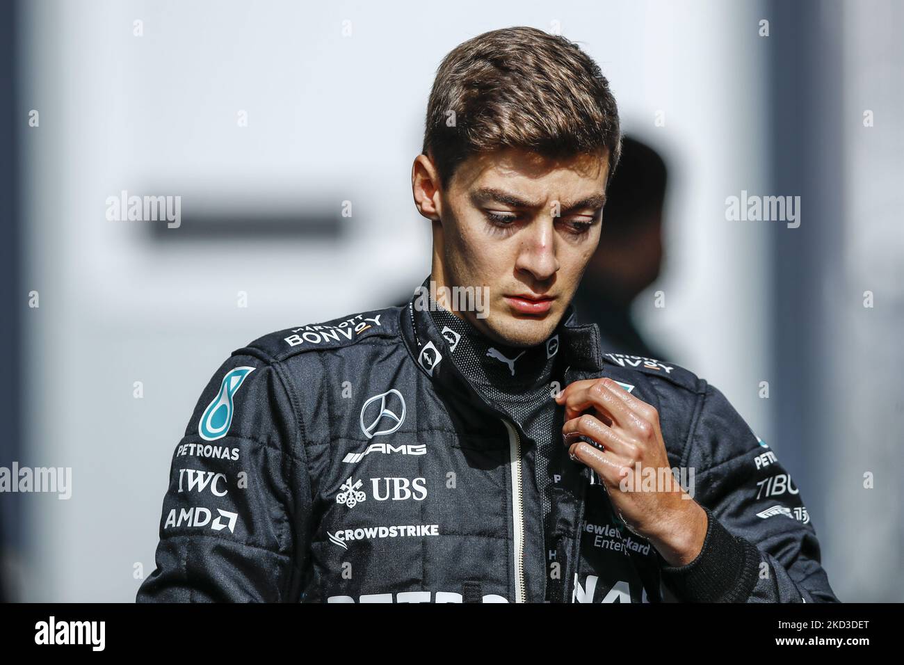 George Russell, Mercedes AMG Petronas Formula One Team, portrait during ...