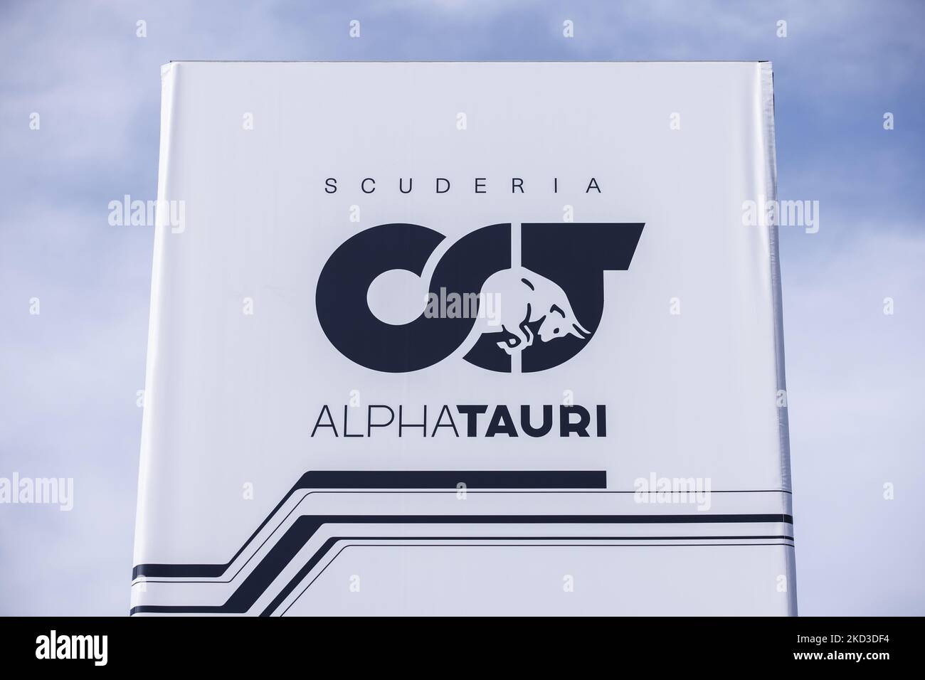AlphaTauri, logo during the Formula 1 Winter Tests at Circuit de ...