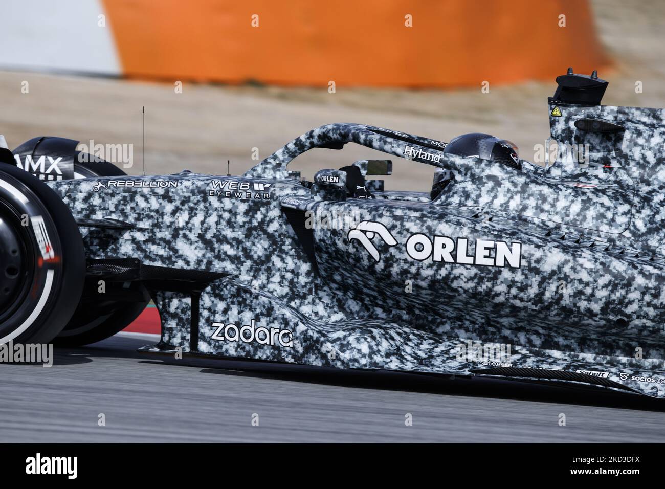 24 Guanyu Zhou, Alfa Romeo F1 Team Orlen, C40, action during the ...