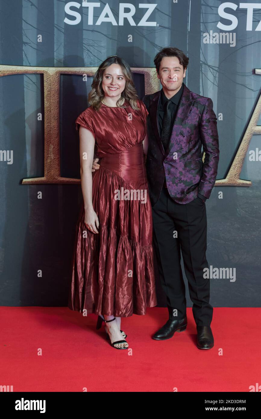 LONDON, UNITED KINGDOM - FEBRUARY 24, 2022: Julia Huard and Alexander ...