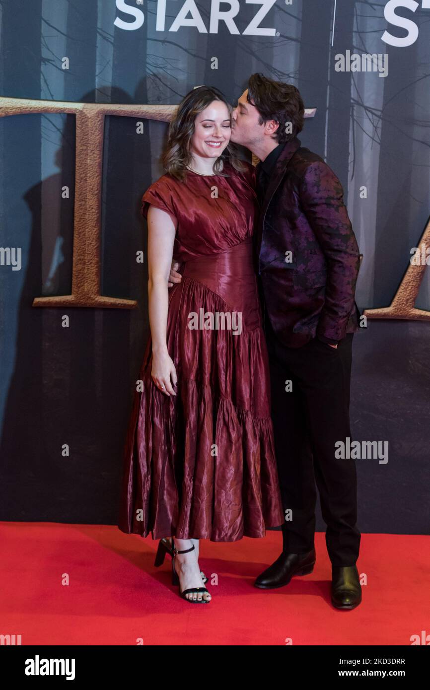 LONDON, UNITED KINGDOM - FEBRUARY 24, 2022: Julia Huard and Alexander ...