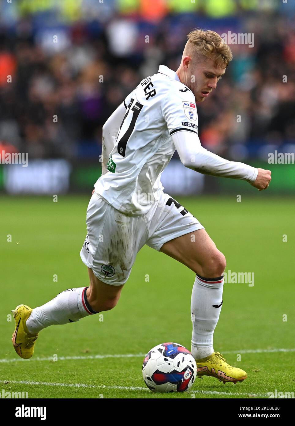 Swansea City's Oli Cooper during the Sky Bet Championship match at ...