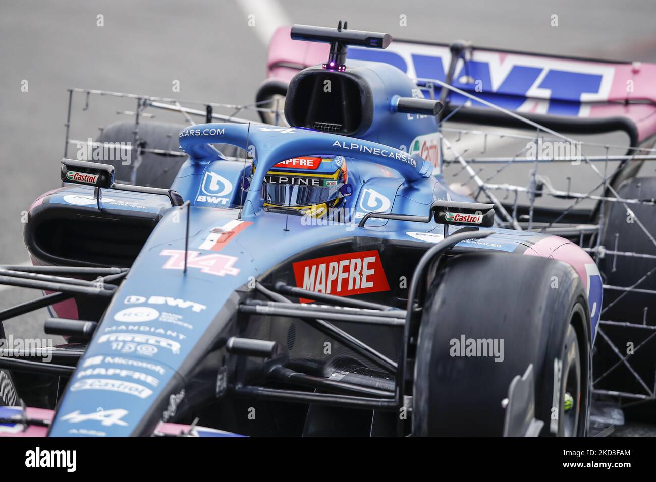 14 Fernando Alonso, BTW Alpine F1 Team, A522, action during the Formula ...