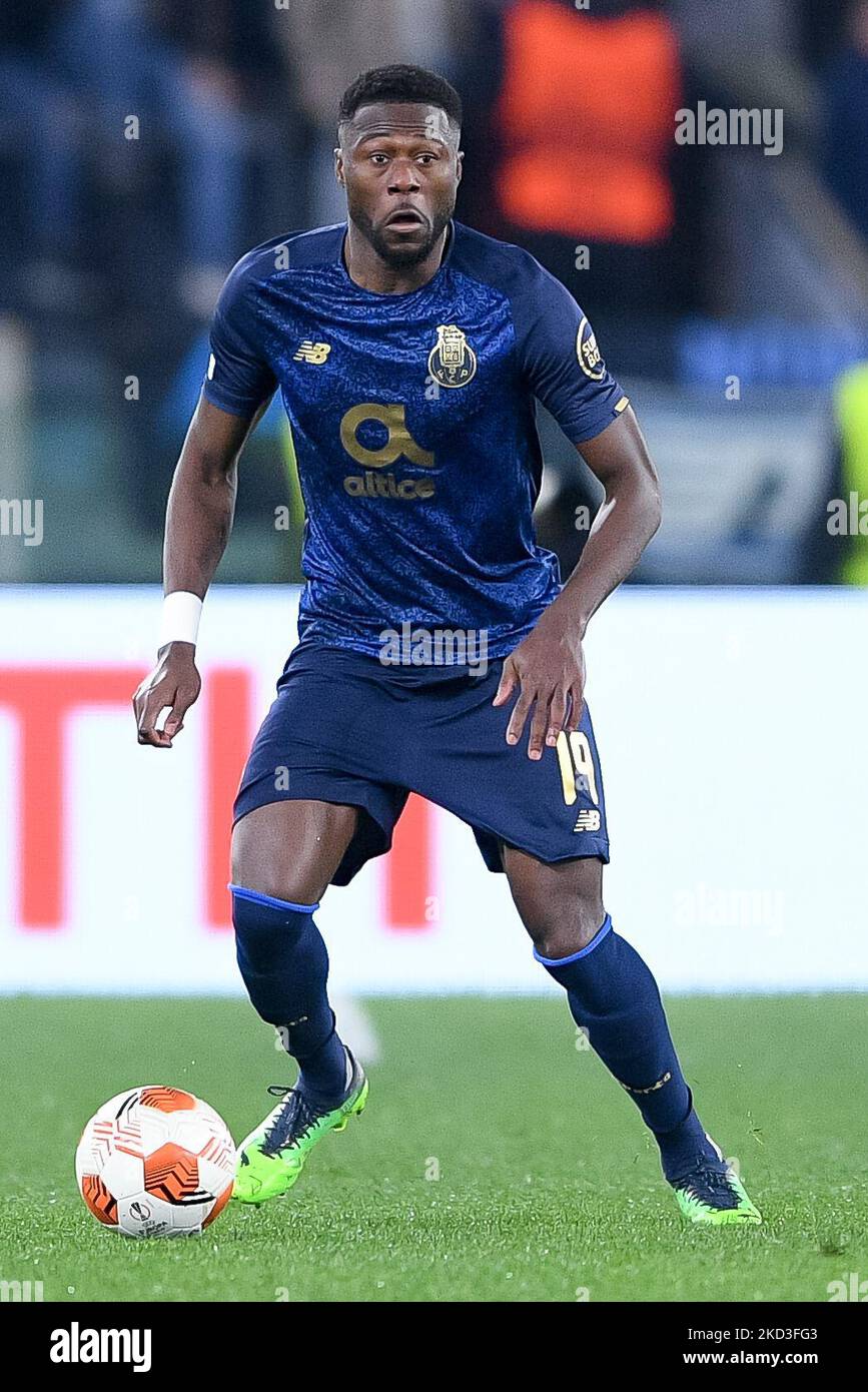 Chancel Mbemba of FC Porto during the UEFA Europa League Knockout Round ...