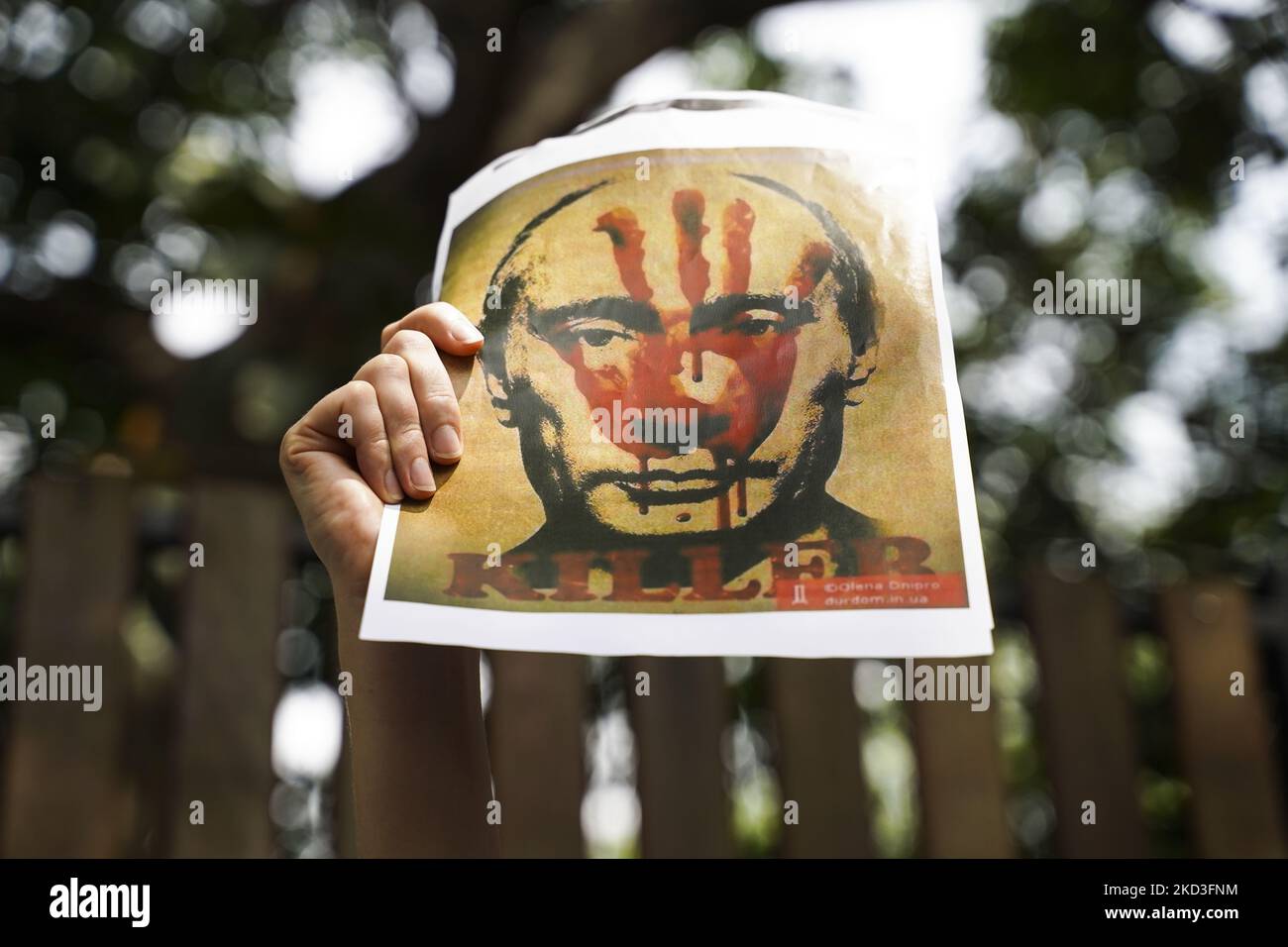 People protest against Russia's invasion of Ukraine, outside the ...