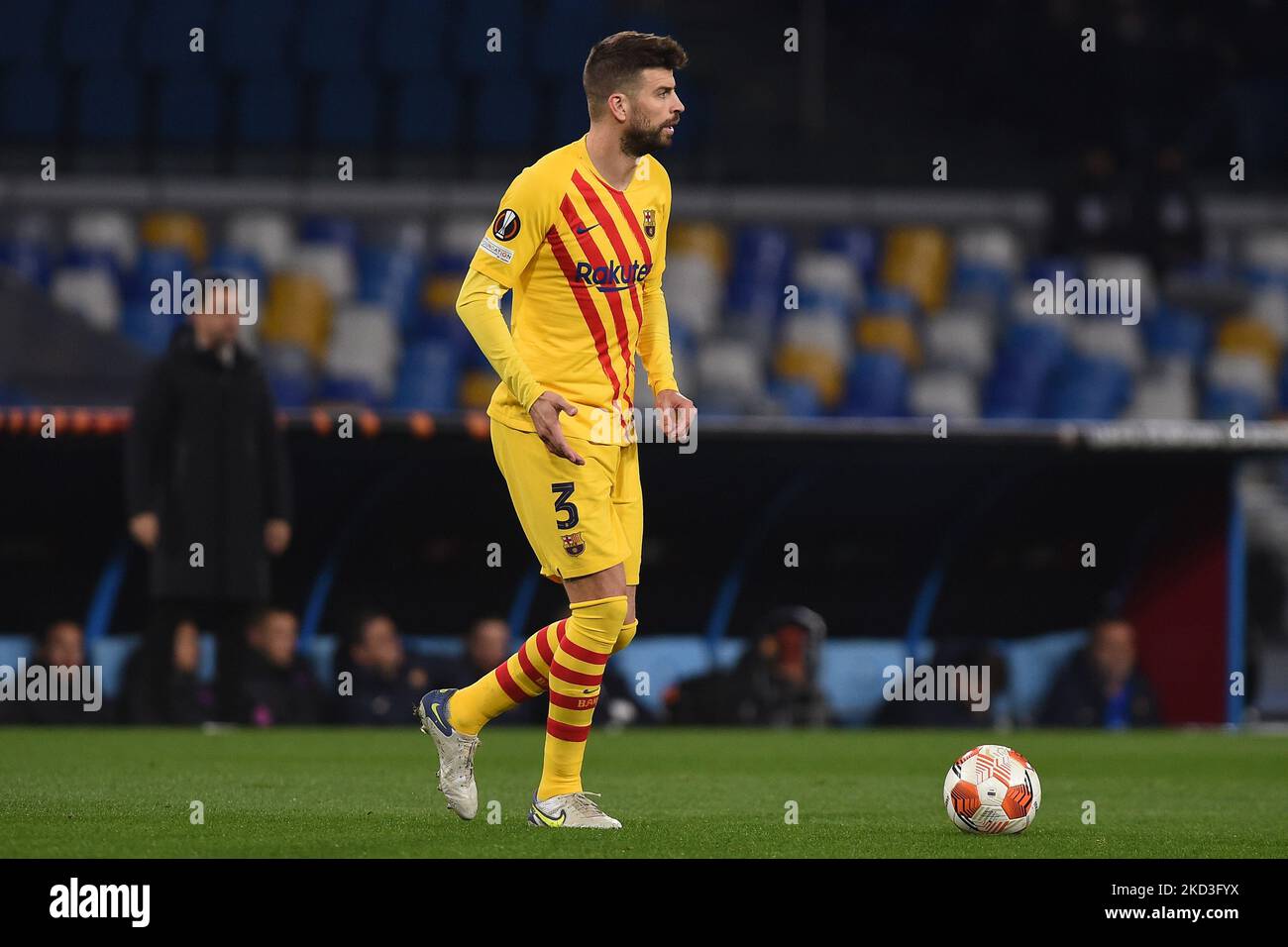 Gerard Pique of FC Barcelona during the UEFA Europa League Knockout ...