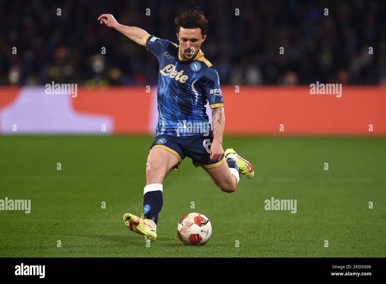 Mario Rui of SSC Napoli during the UEFA Europa League Knockout Round ...