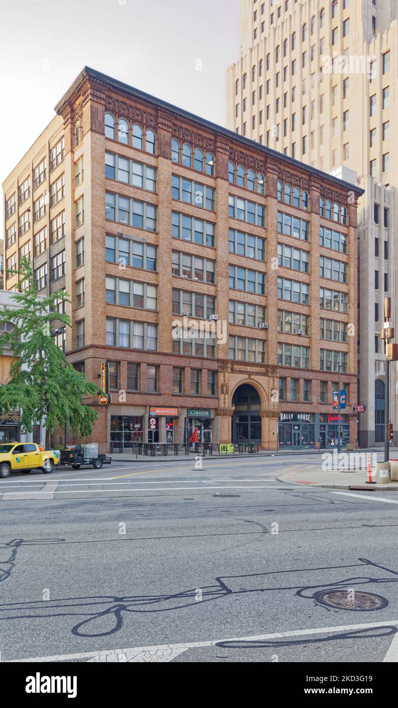 Caxton Building, 812 Huron Road, built in 1903 with reinforced concrete ...