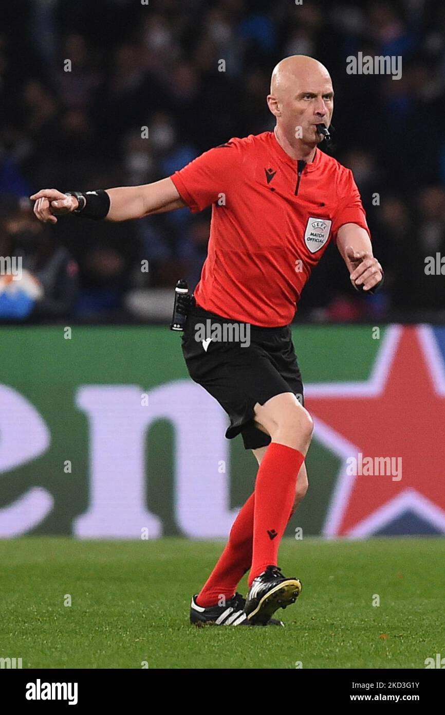referee Sergej Karasev during the UEFA Europa League Knockout Round ...