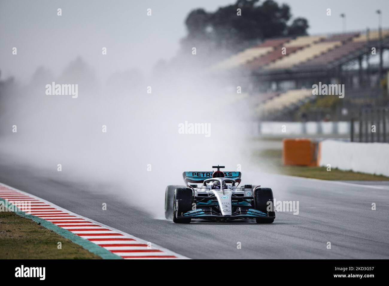 44 Lewis Hamilton, Mercedes AMG Petronas Formula One Team, W13, action ...