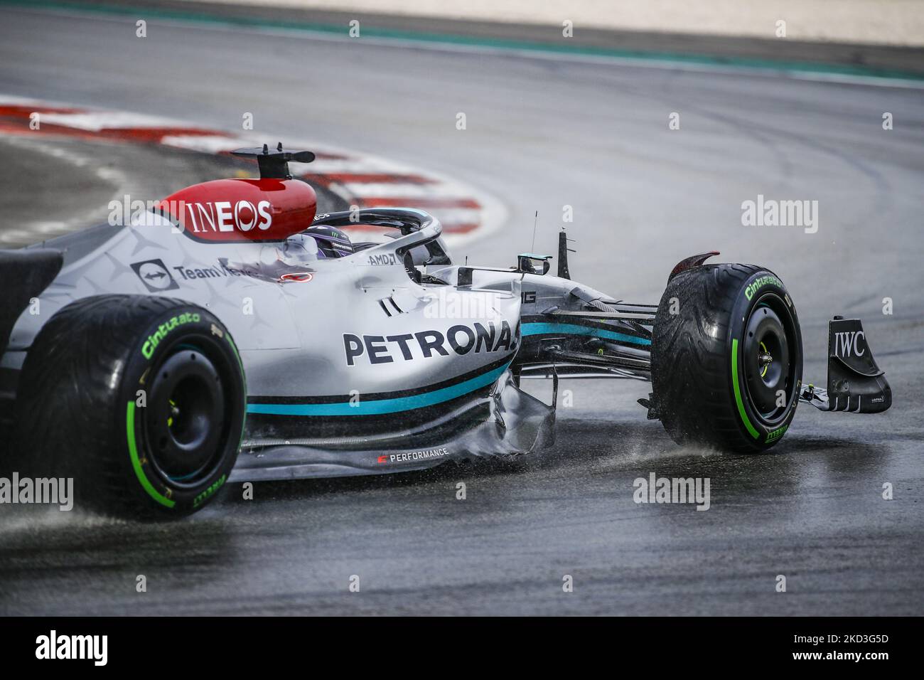 44 Lewis Hamilton, Mercedes AMG Petronas Formula One Team, W13, action ...
