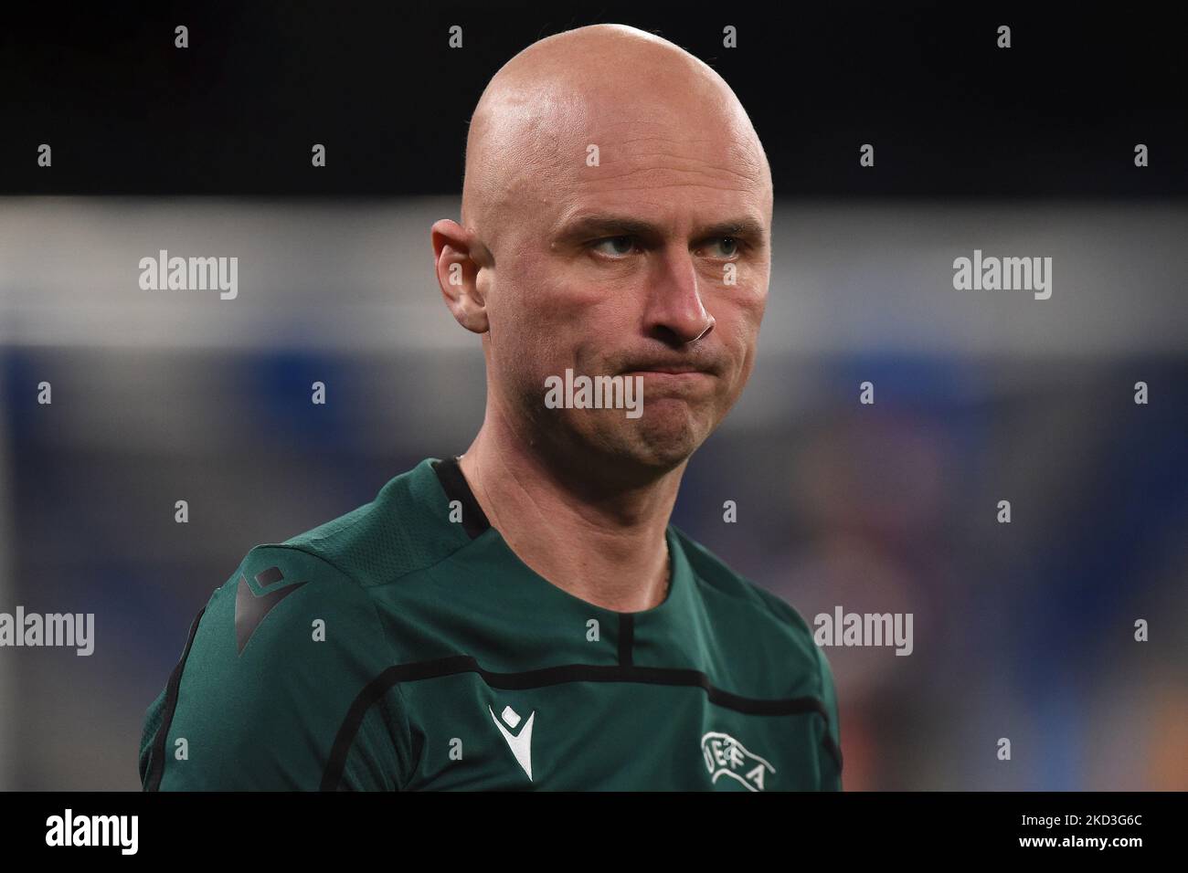 referee Sergej Karasev during the UEFA Europa League Knockout Round ...