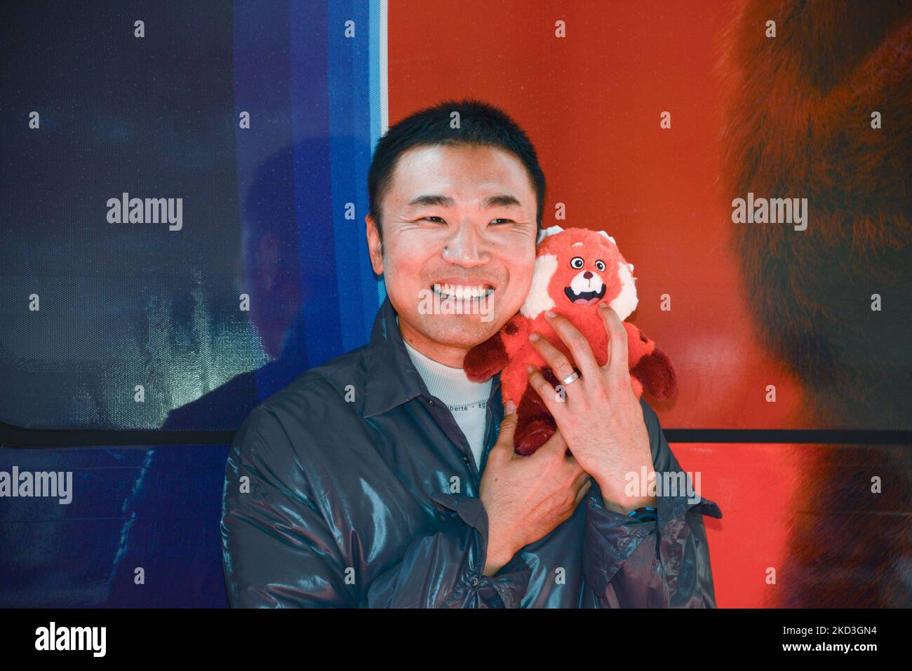 Shi Yang Shi during the News Presentation of the Frecciarossa train ...