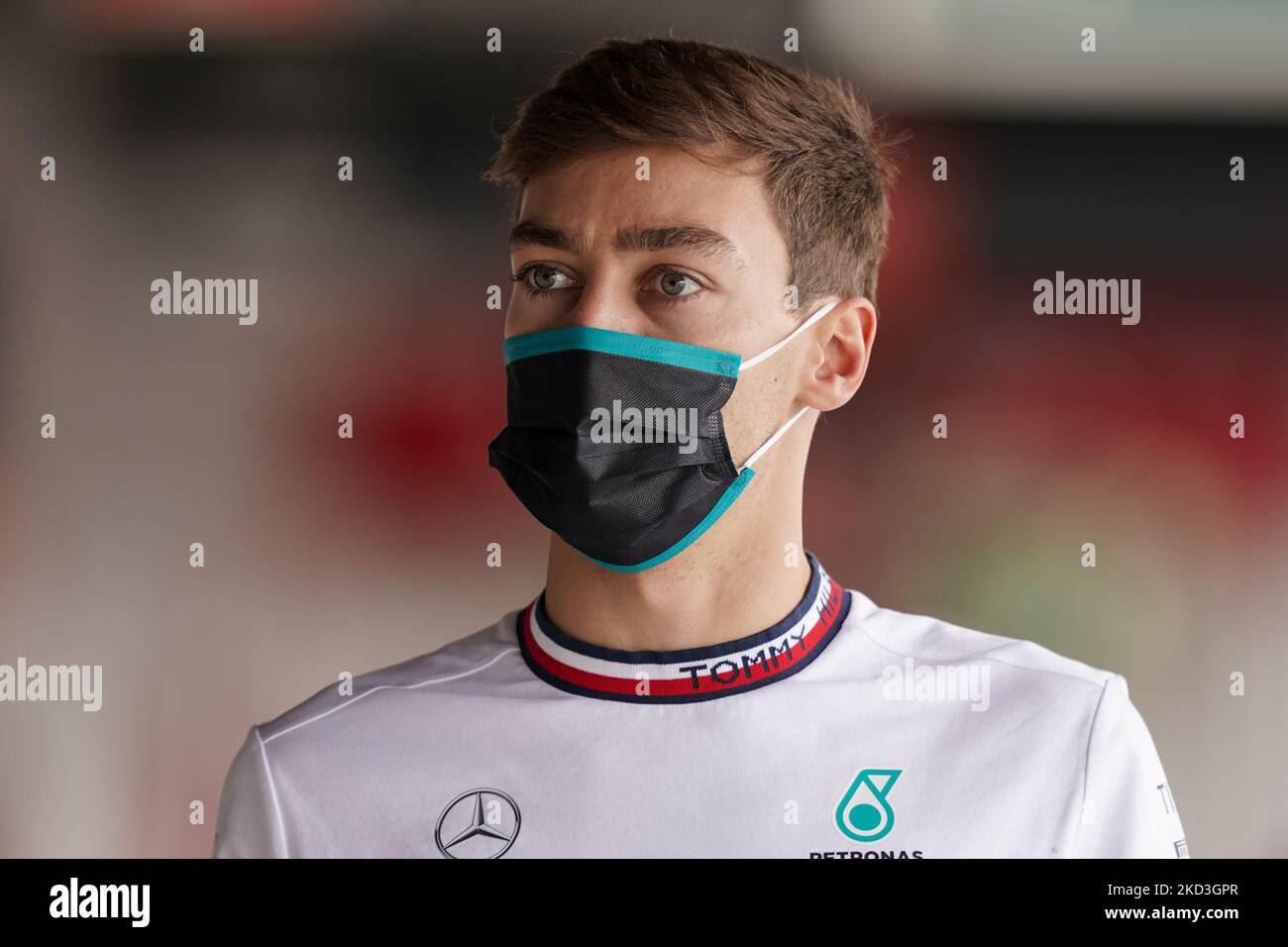 George Russell of uk driving the (63) Mercedes-AMG Petronas F1 Team F1 ...