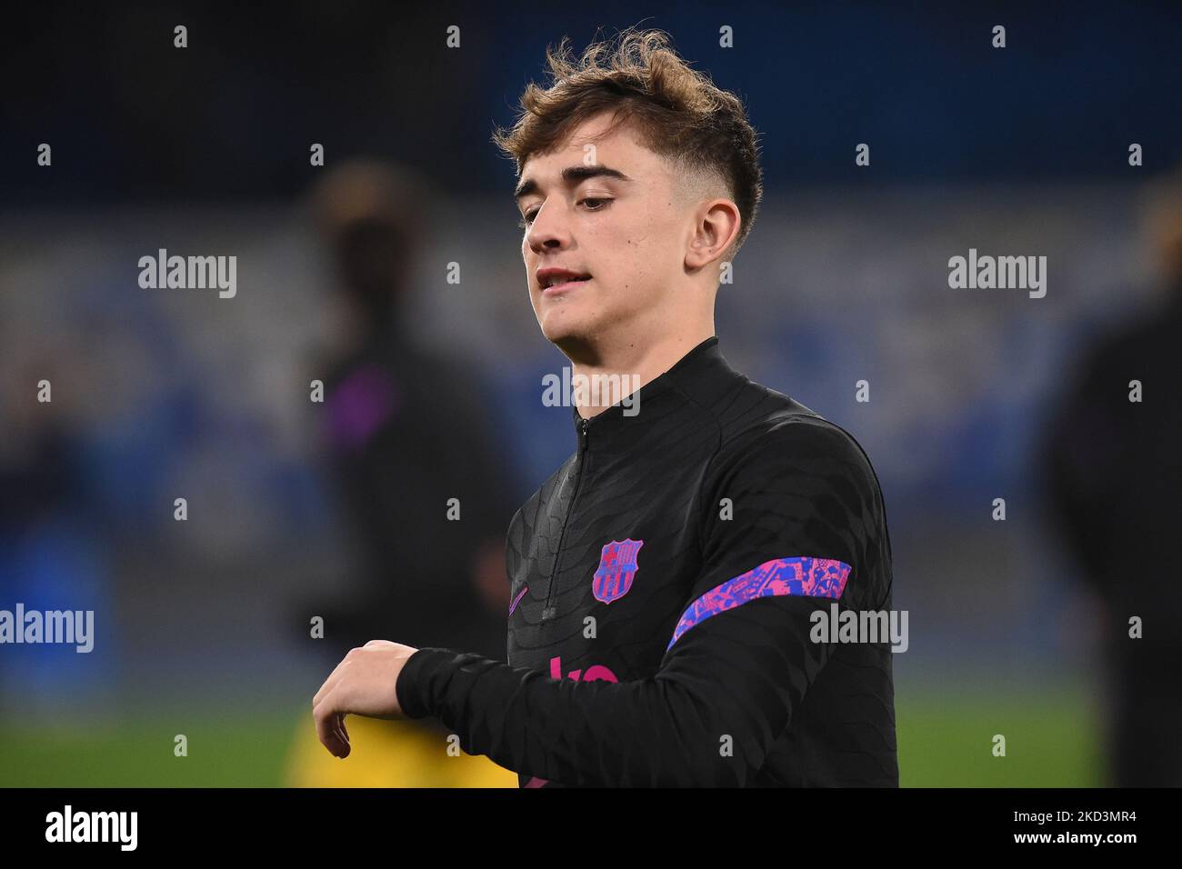 Gavi of FC Barcelona during the UEFA Europa League Knockout Round Play ...