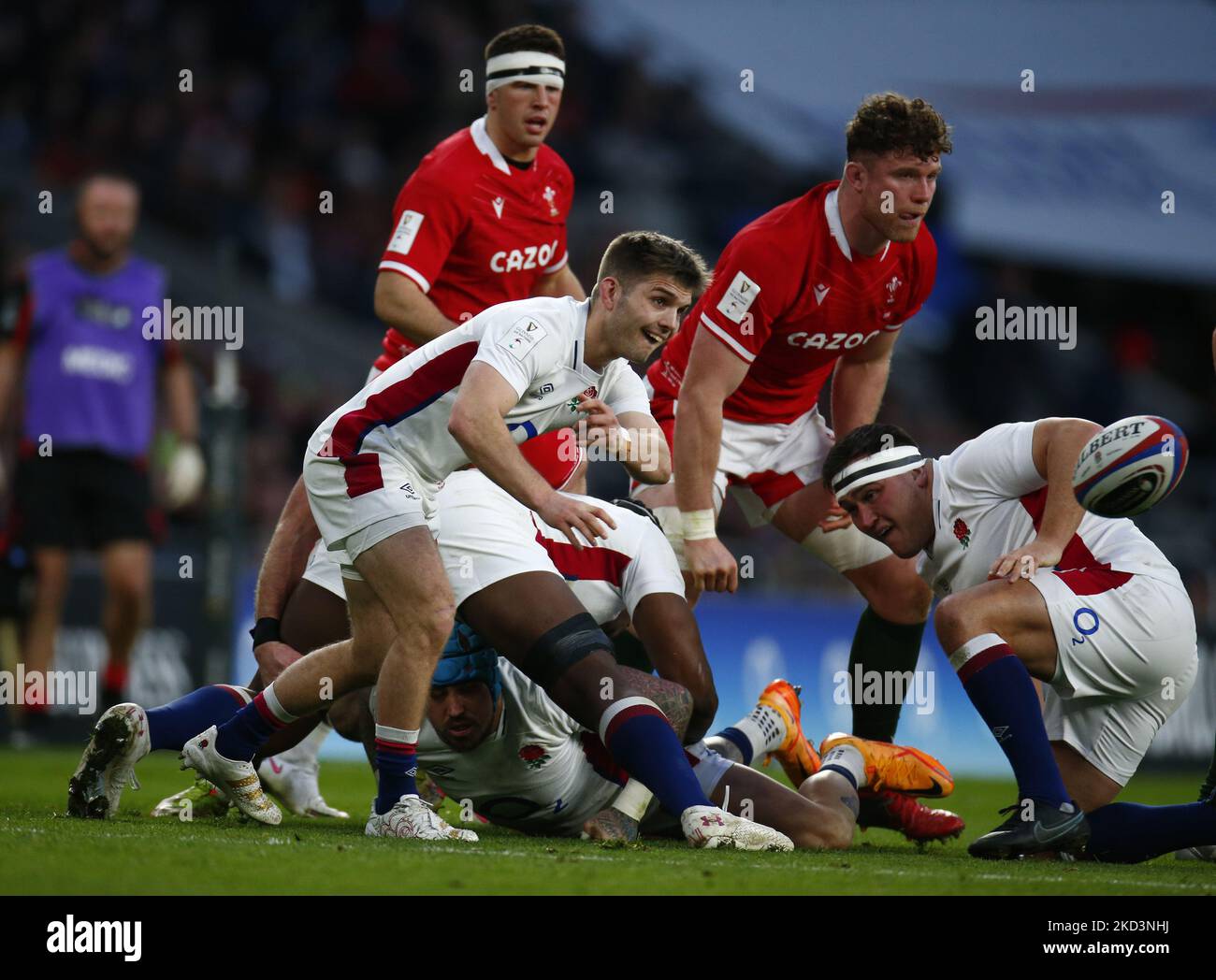 Harry Randall of England during Guinness six Nations match between ...