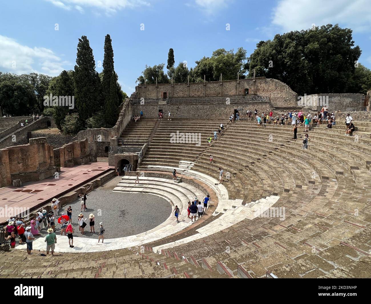 Pompeii Ampitheatre, Italy Stock Photo - Alamy
