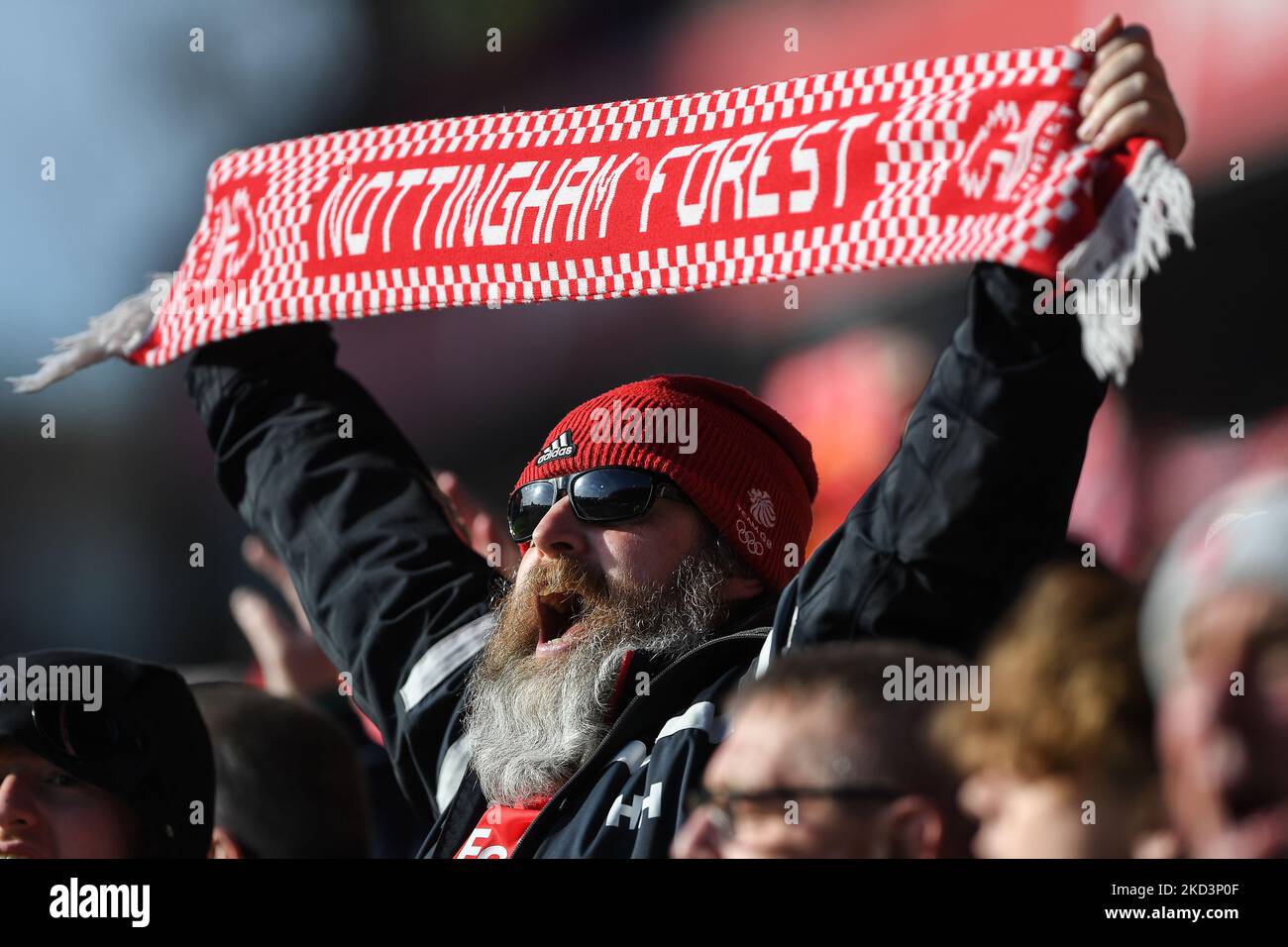Nottingham Forest supporter during the Sky Bet Championship match ...