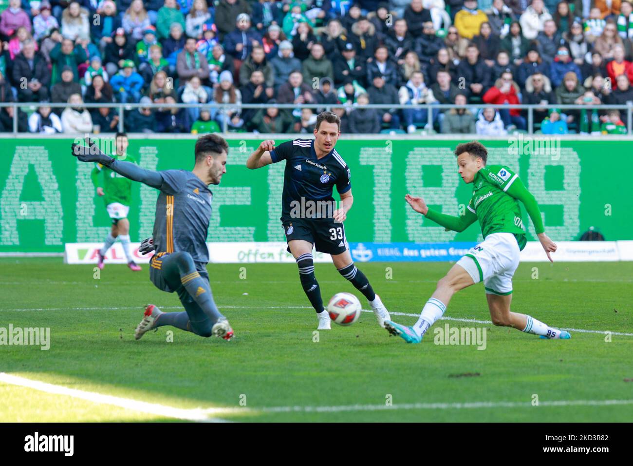 February 27th, 2022, St. Gallen, Kybunpark, Super League: FC St.Gallen ...