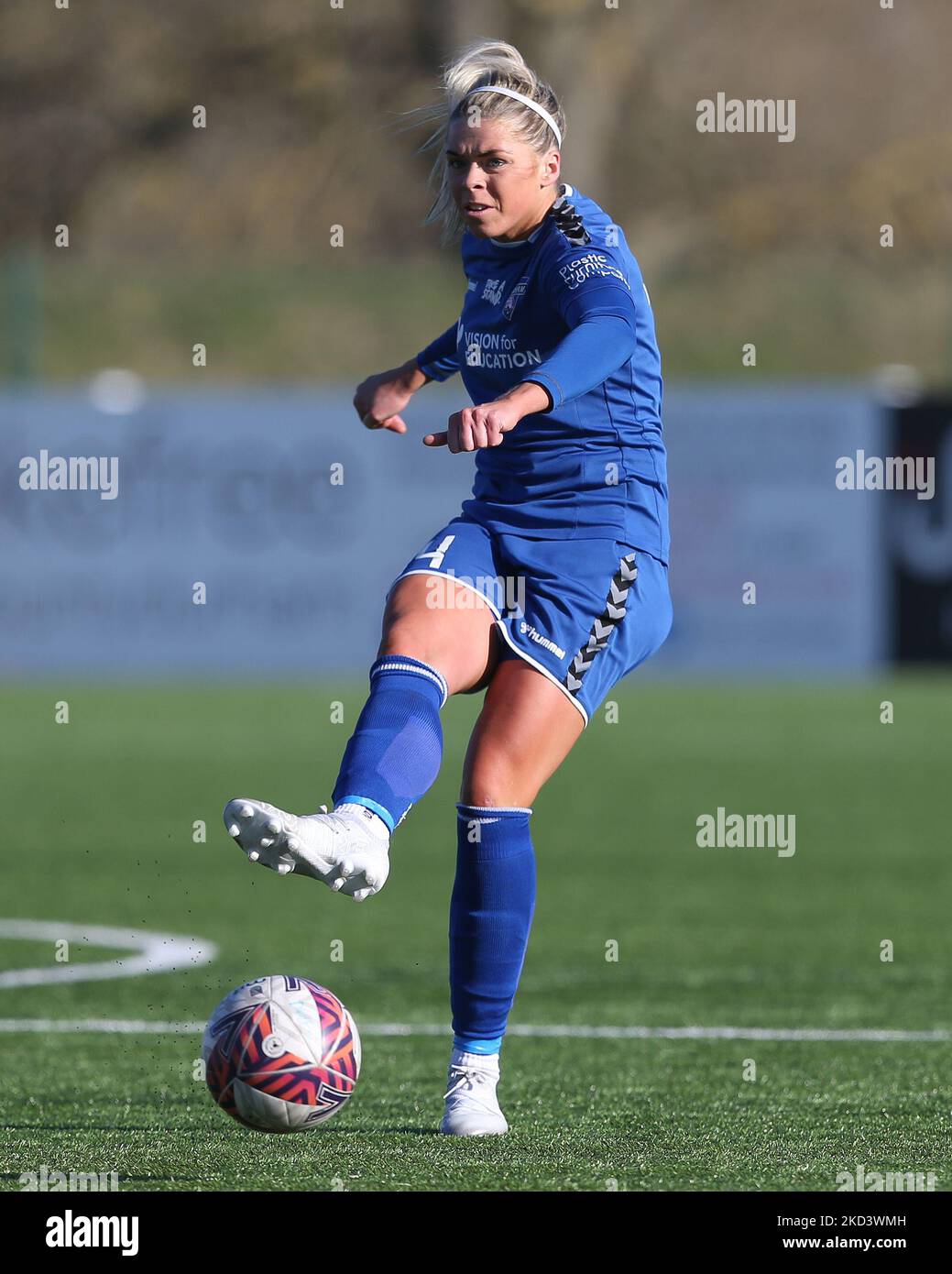 Becky Salicki of Durham Women during the FA Cup match between Durham ...