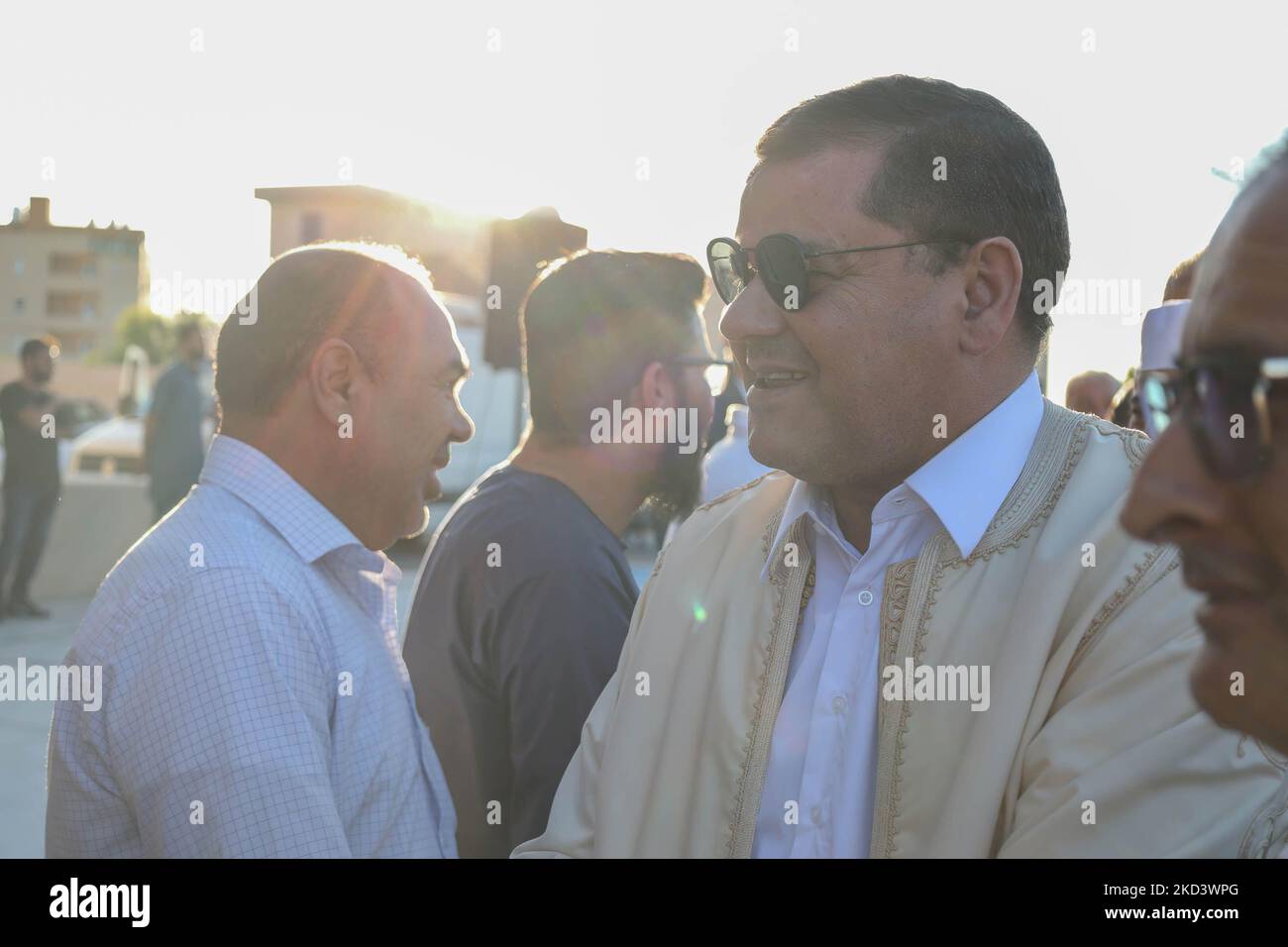 Mistara, Libya. 04th Nov, 2022. Libyan Prime Minister Abdul Hamid Al ...