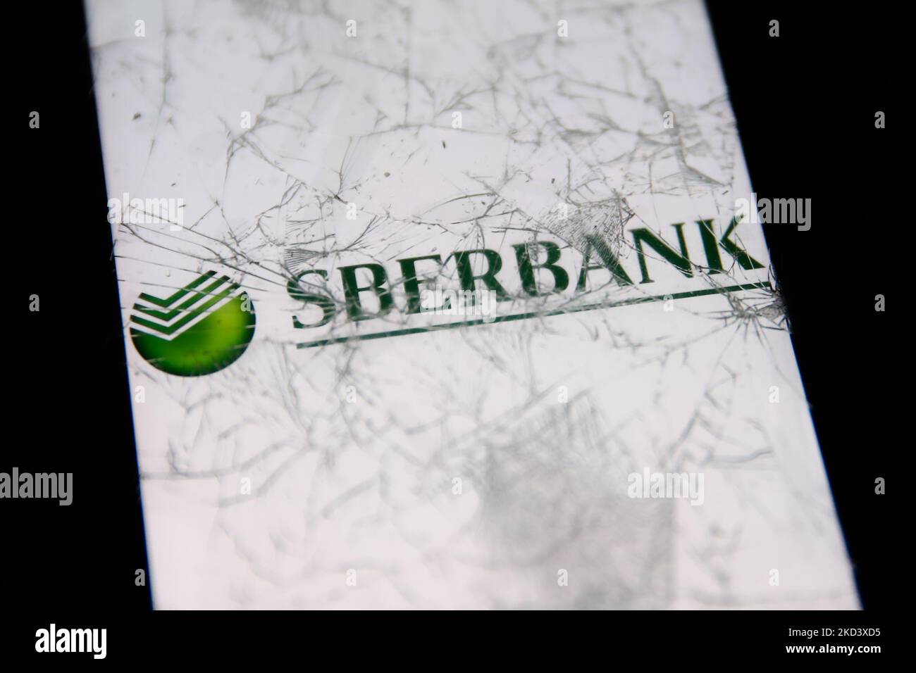 Sberbank russian bank sign logo hi-res stock photography and images - Alamy
