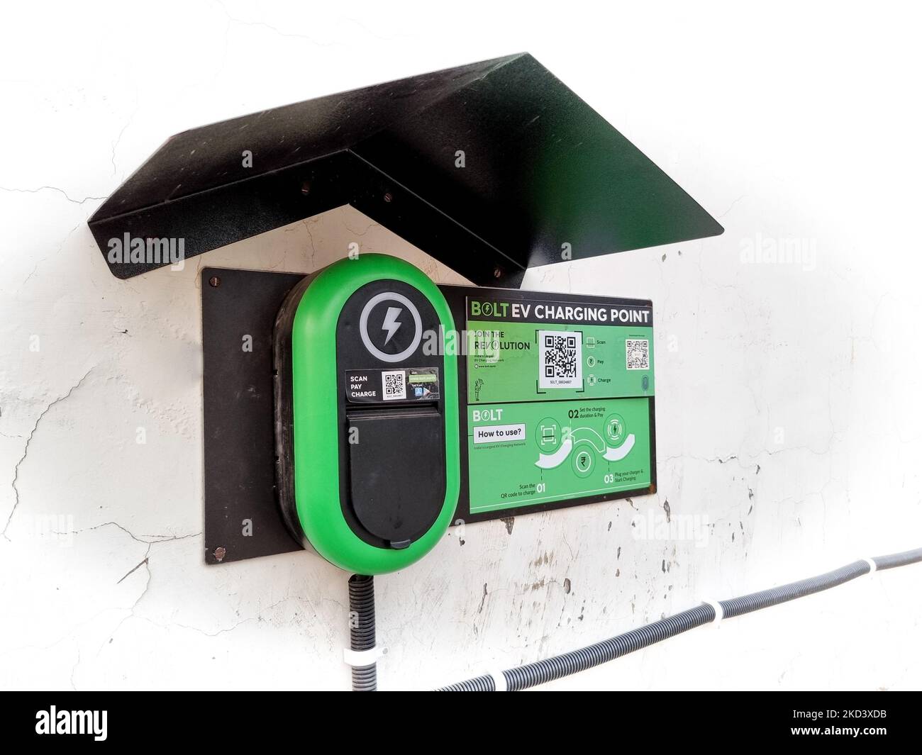shot showing a bolt electric vehicle charger which can be used across ...