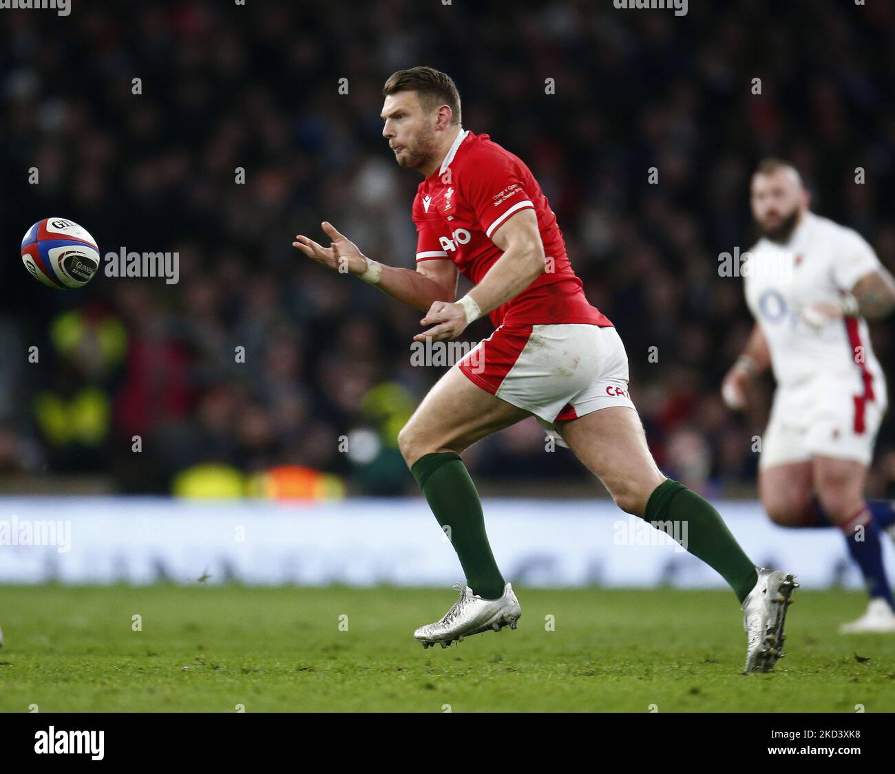 Dan Biggar of Wales during Guinness six Nations match between England and Wales, at Twickenham ...