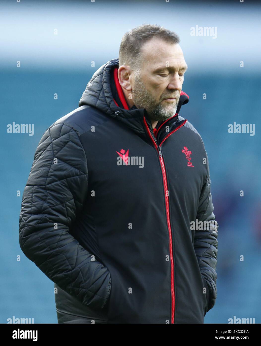 Jonathan Humphreys Assistant Coach-Forward during warm up during ...