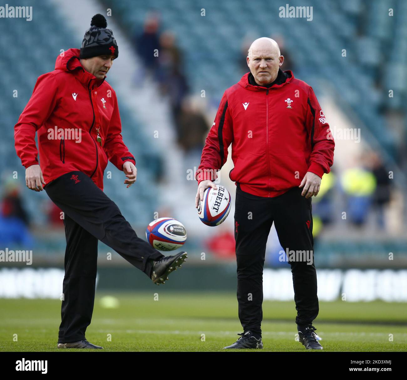 L-R Stephen Jones Assistant Coach-Attack and Neil Jenkins Assistant ...