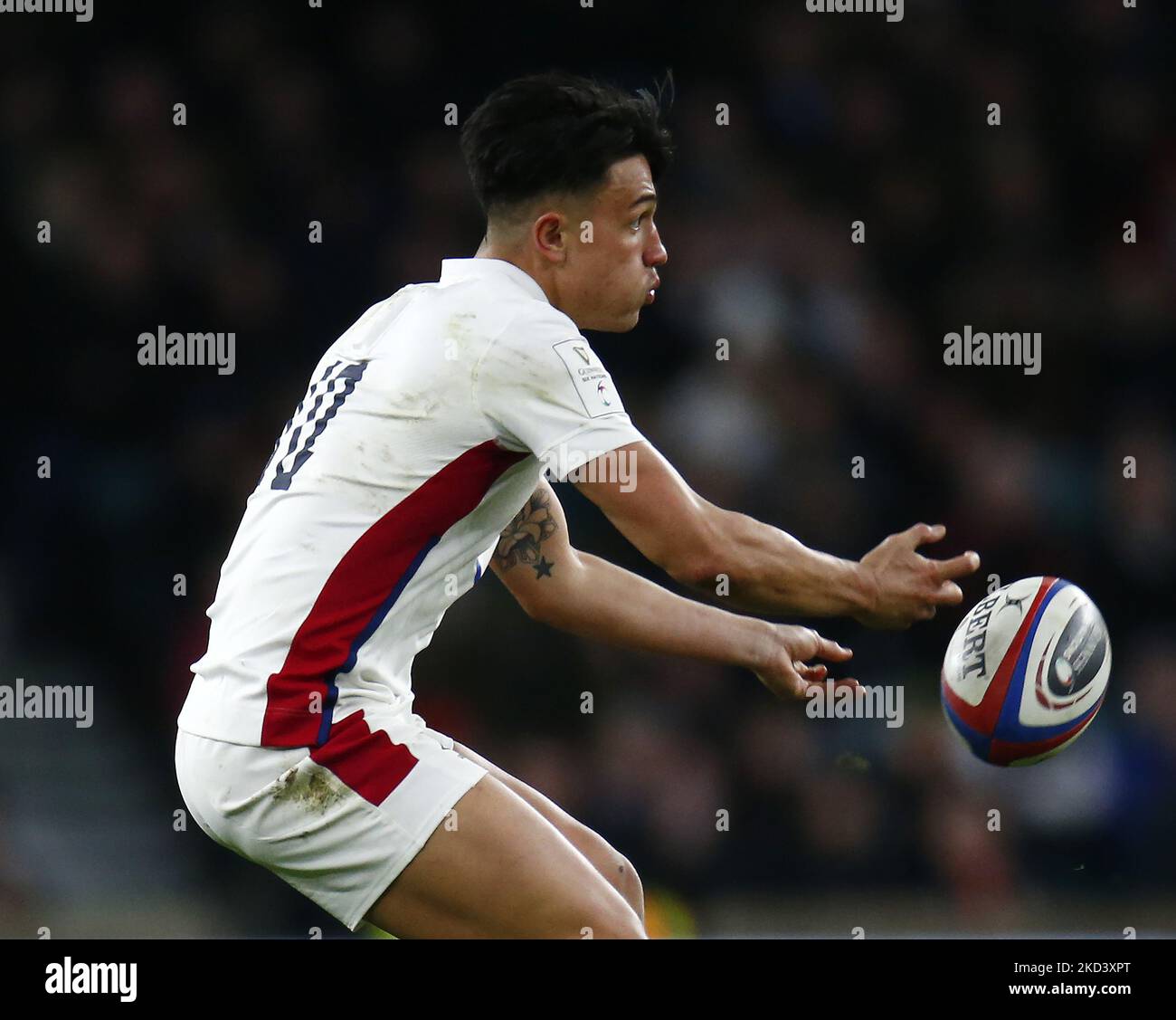 Marcus Smith of England during Guinness six Nations match between ...