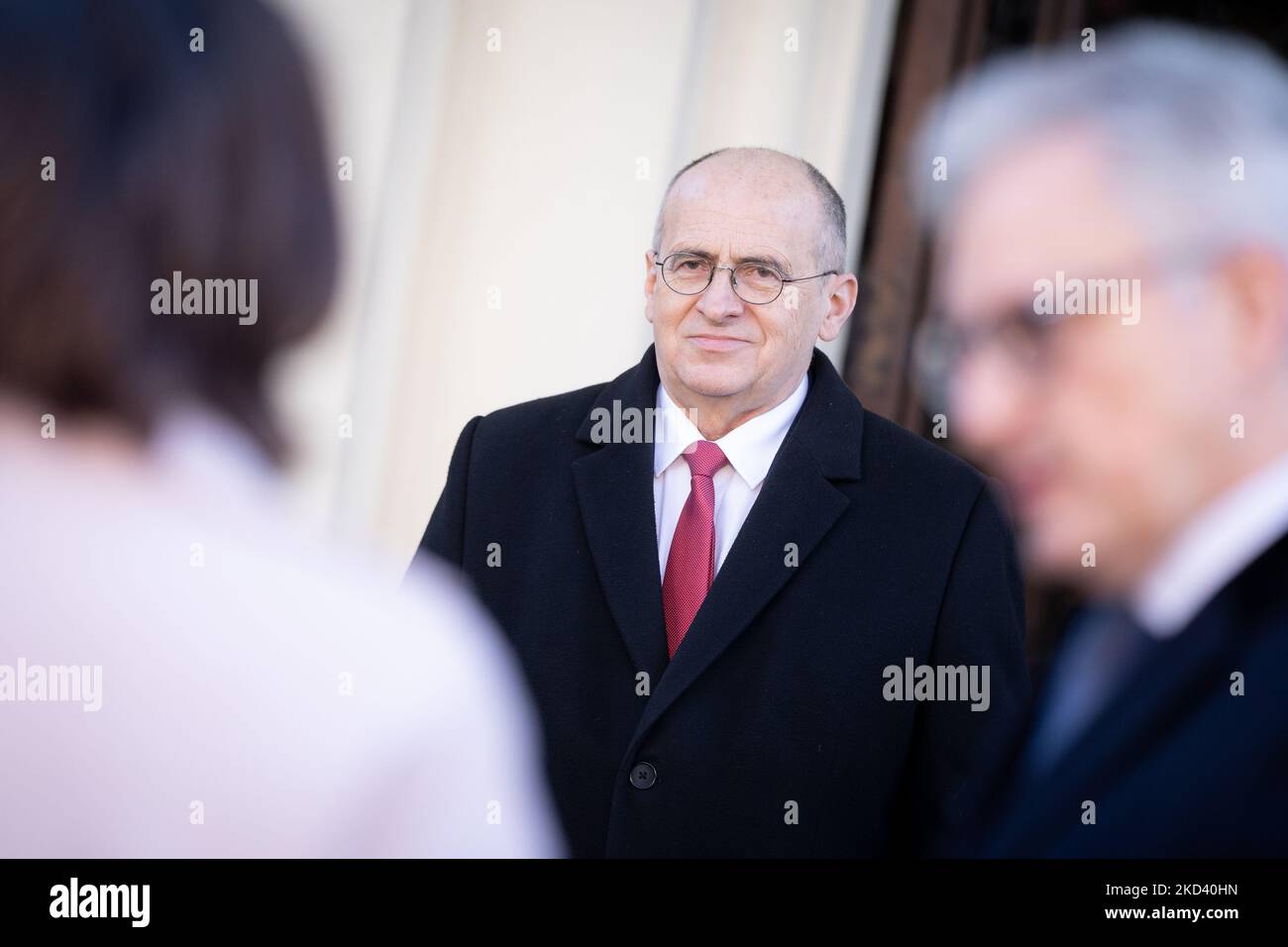 Zbigniew Rau during the meeting of the foreign affairs ministers of ...