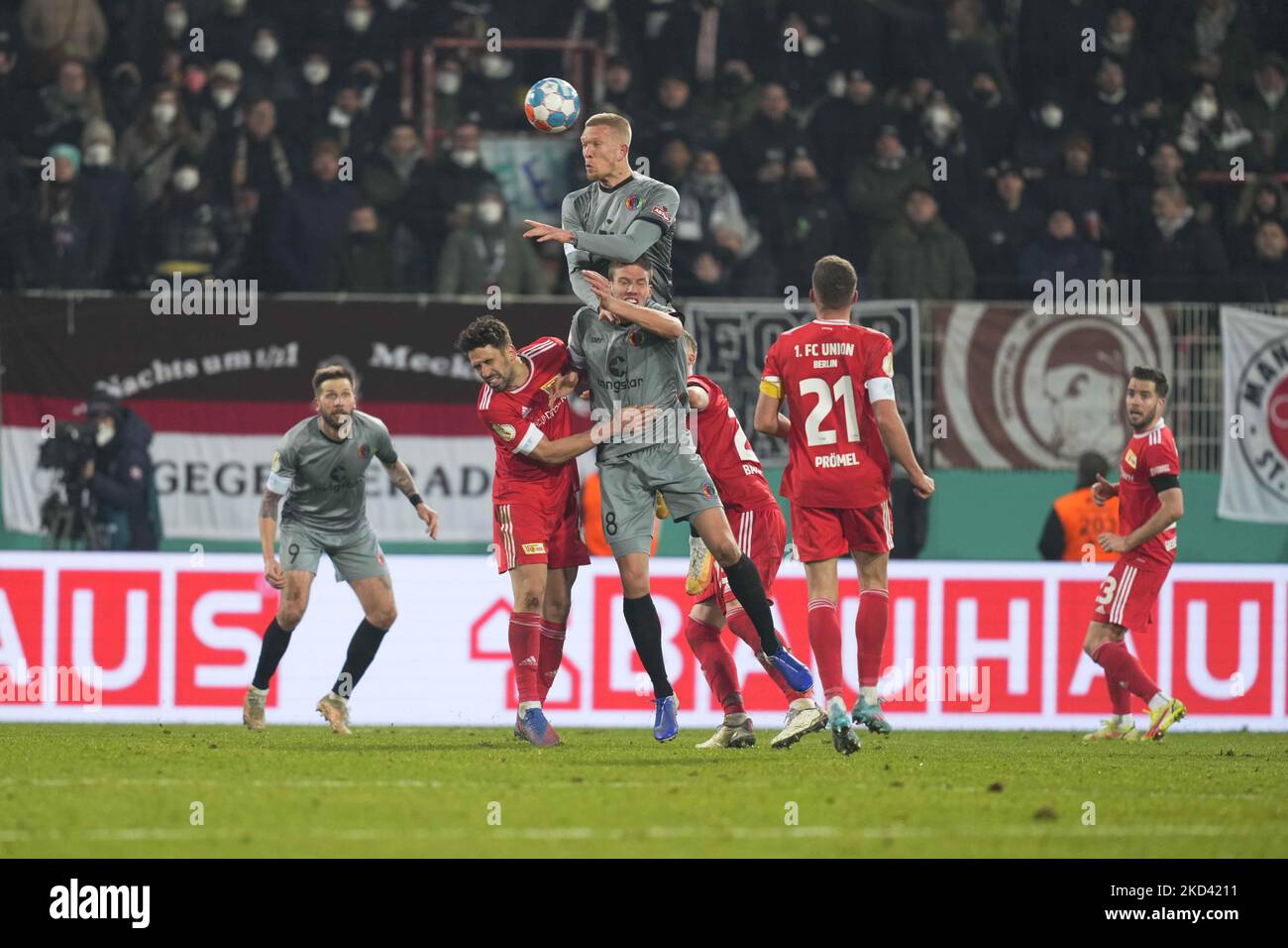 Simon Makienok of FC St Pauli during Union Berlin vs FC St. Pauli ...