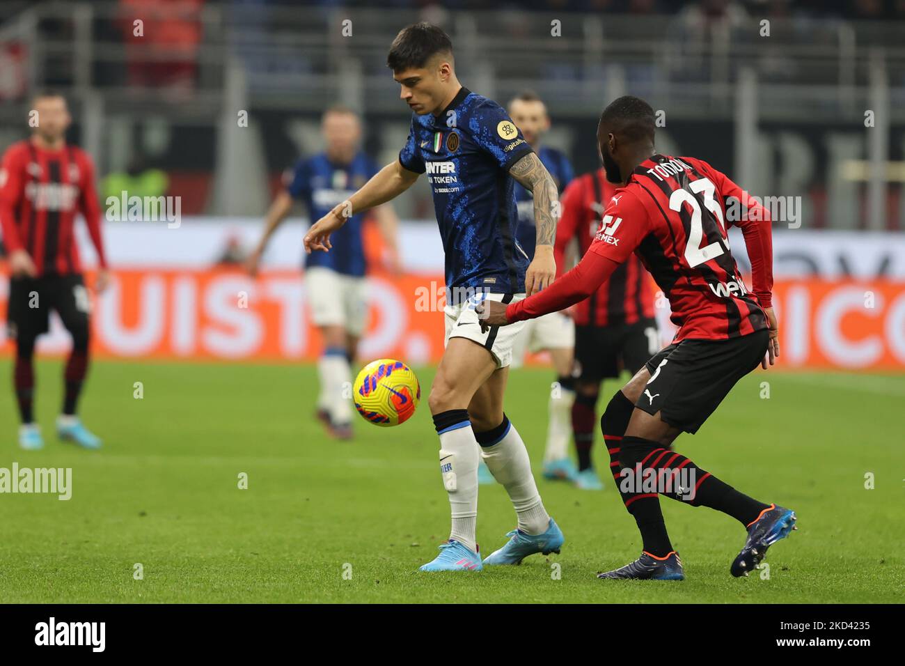 Joaquin Correa of FC Internazionale in action during the Coppa Italia ...