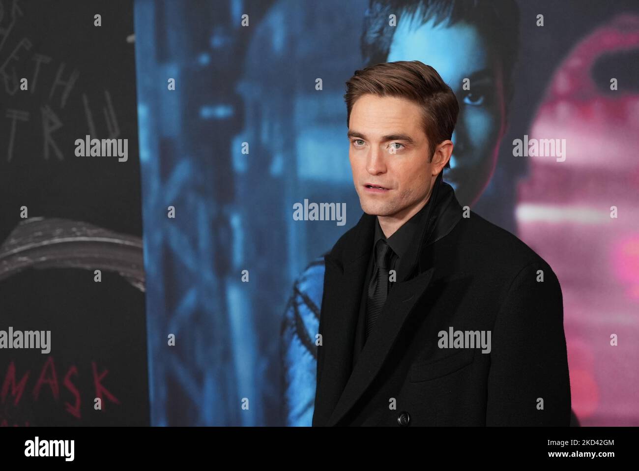 Robert Pattinson attend the world premiere of "The Batman" at Lincoln ...