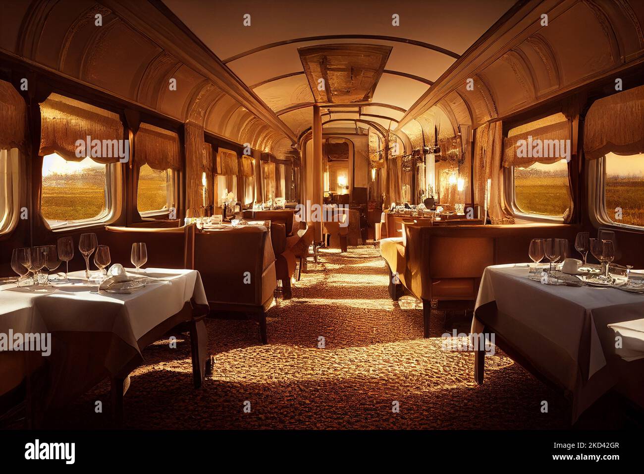 The orient express train interior hi-res stock photography and images ...